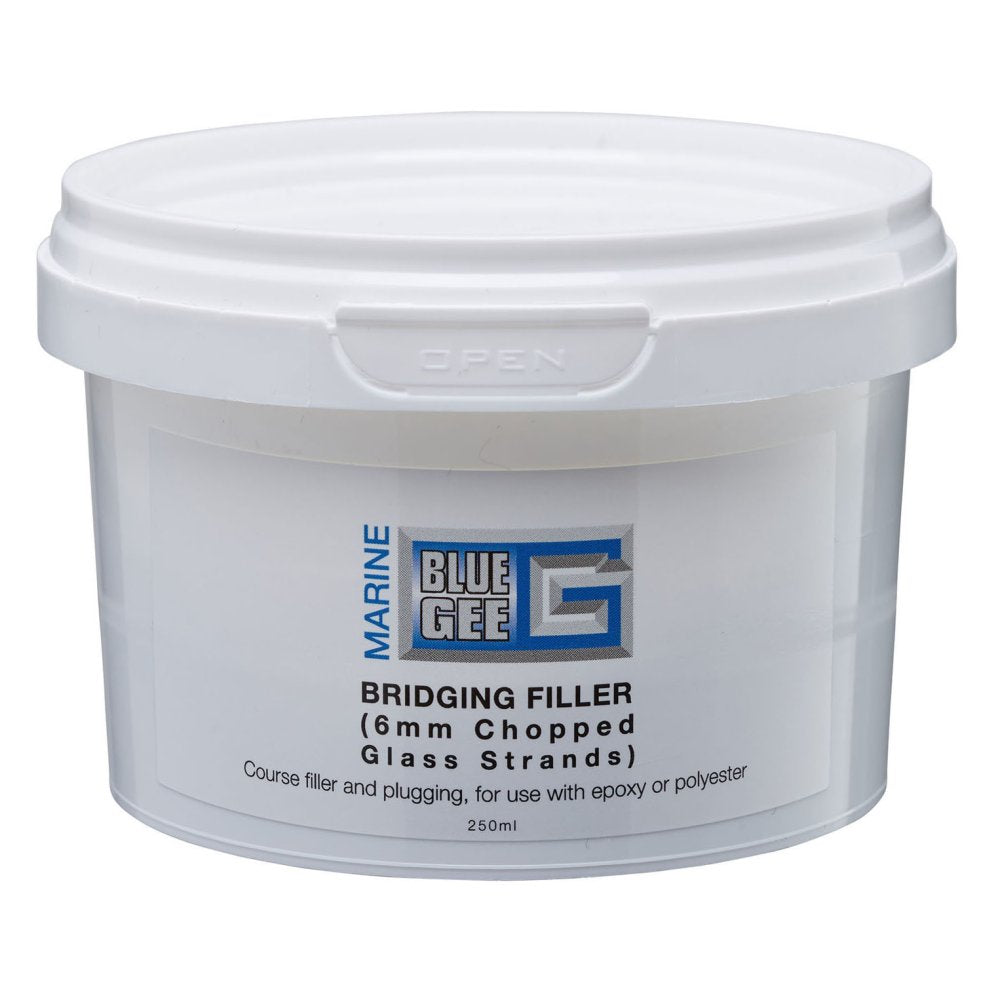 Blue Gee Bridging Filler (Chopped Strand) 250ml – Seawood Chandlery ...
